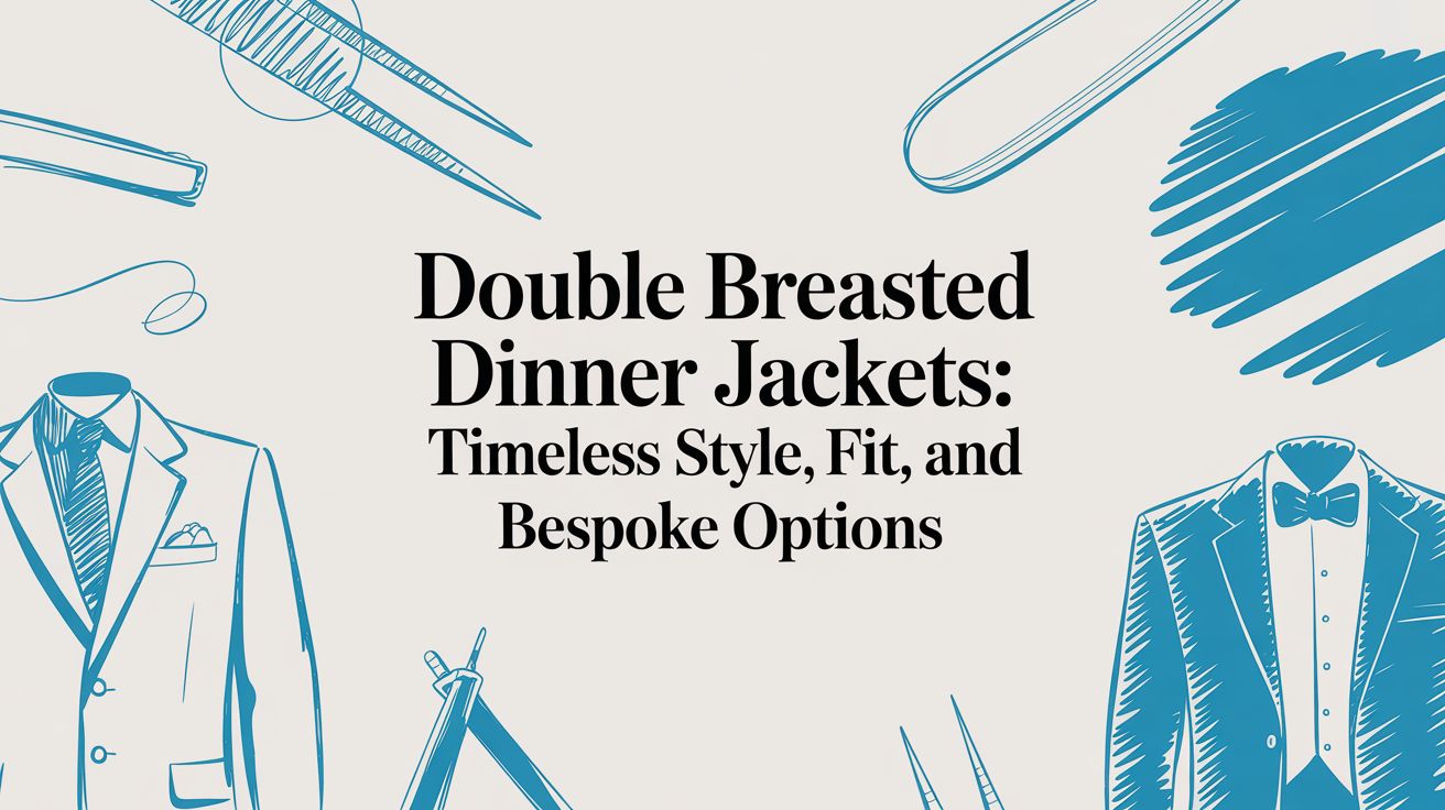 Double Breasted Dinner Jackets: Timeless Style, Fit, and Bespoke Options
