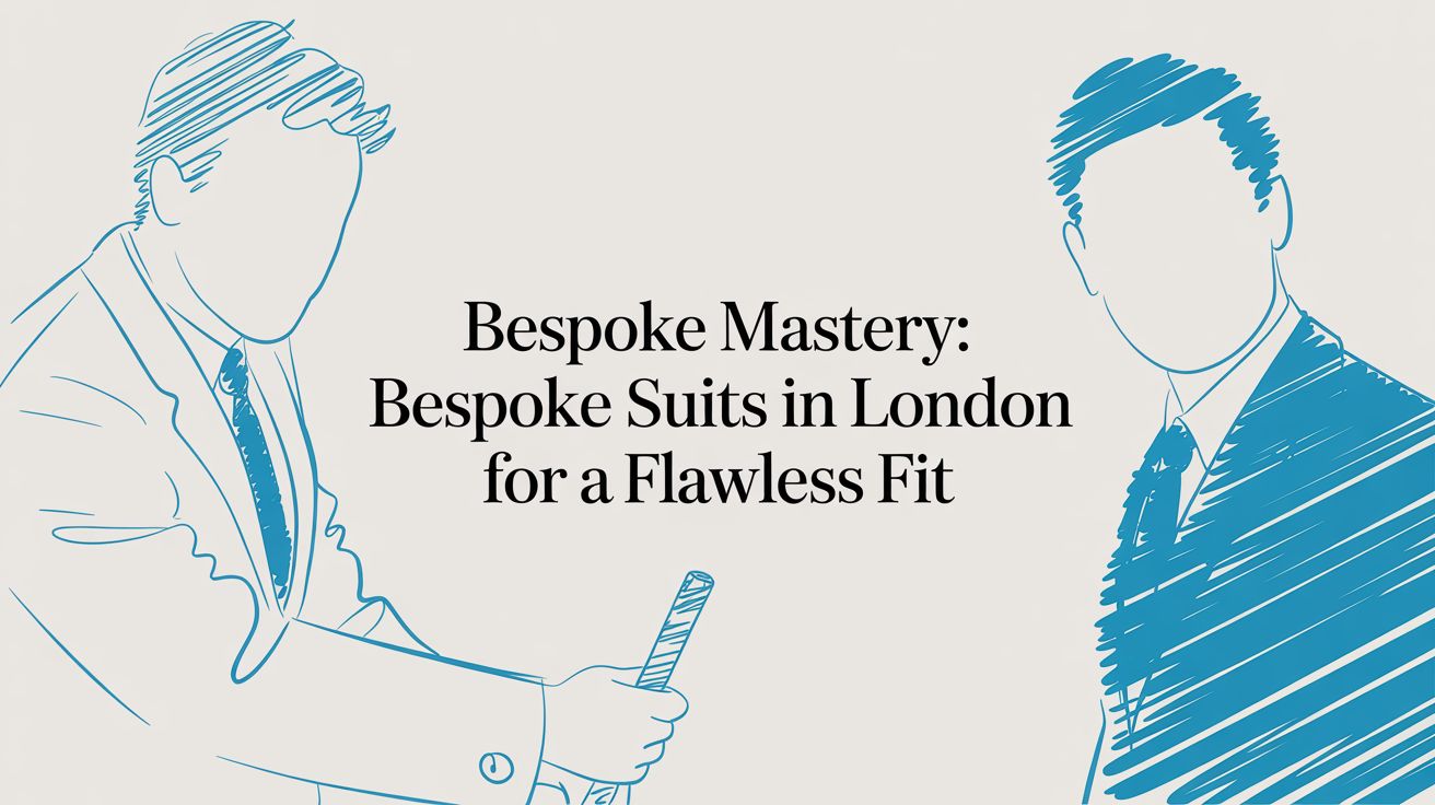 Bespoke Mastery: bespoke suits in london for a flawless fit