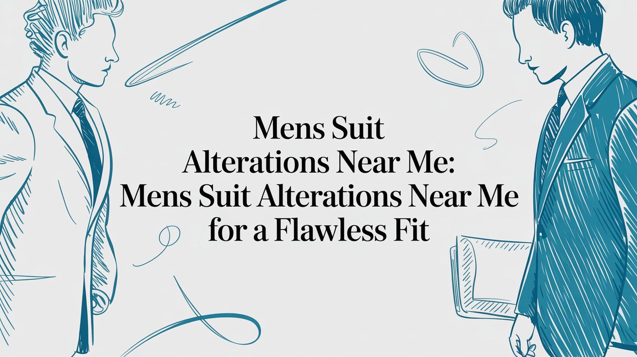 Mens Suit Alterations Near Me: Finding a Specialist for a Flawless Fit