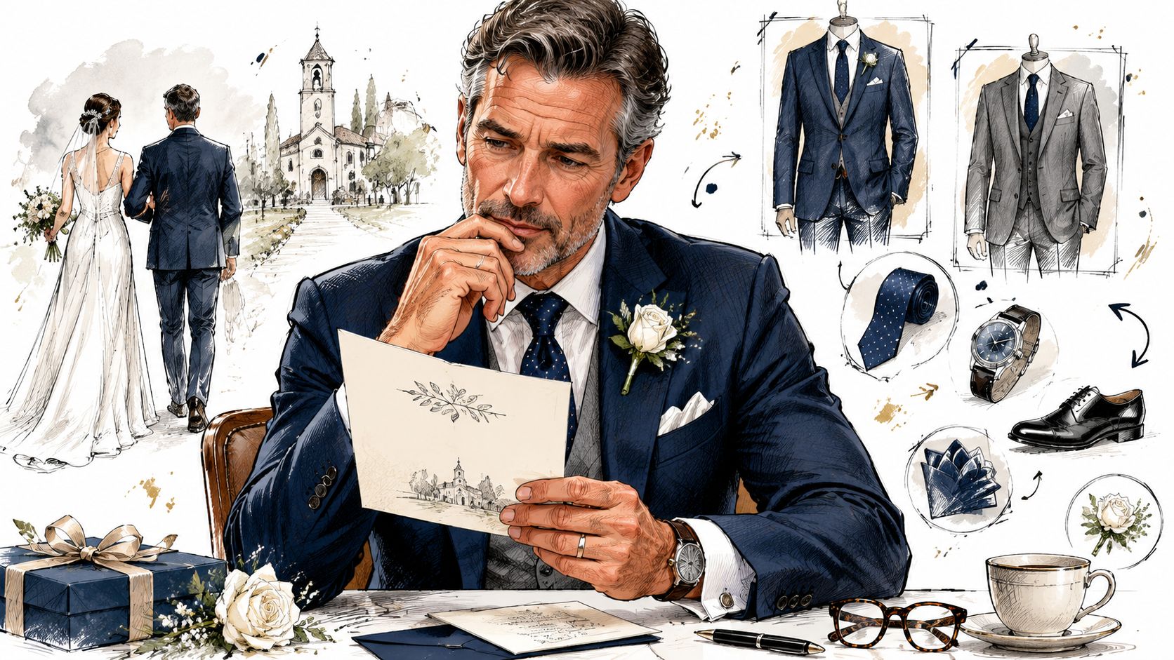 The Perfect Father of Bride Suit: Style Guide 2026
